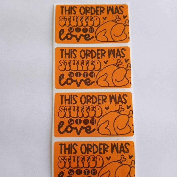 Hand Crafted | Office | 0 Stuffed With Love Shipping Labels Thermal ...